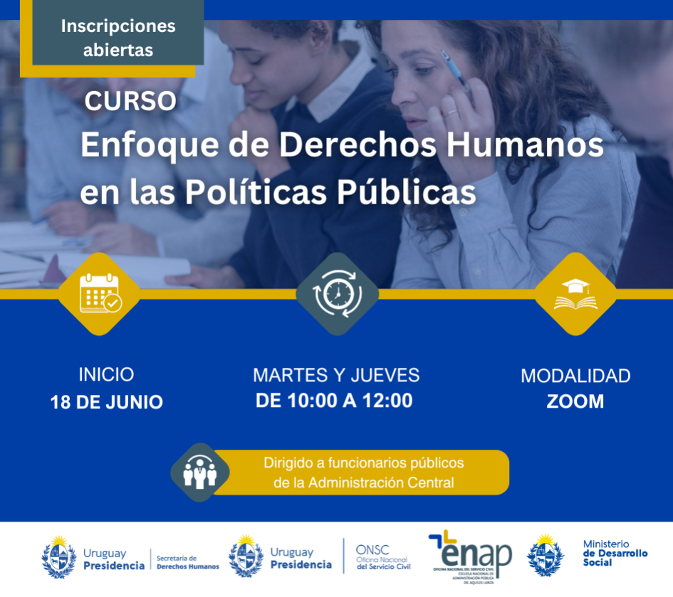 Curso: Enfoque de Derechos Humanos en las Políticas Públicas | Secretaría de Derechos Humanos